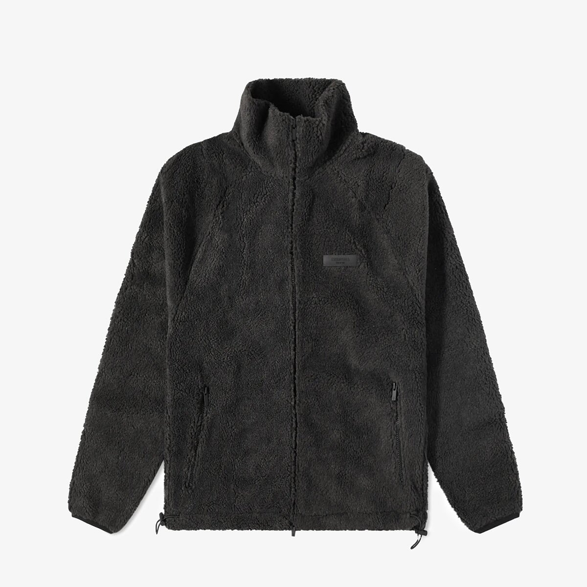Fear of God Essentials Polar Fleece Full Zip Jacket 'Iron' – Plug and Play
