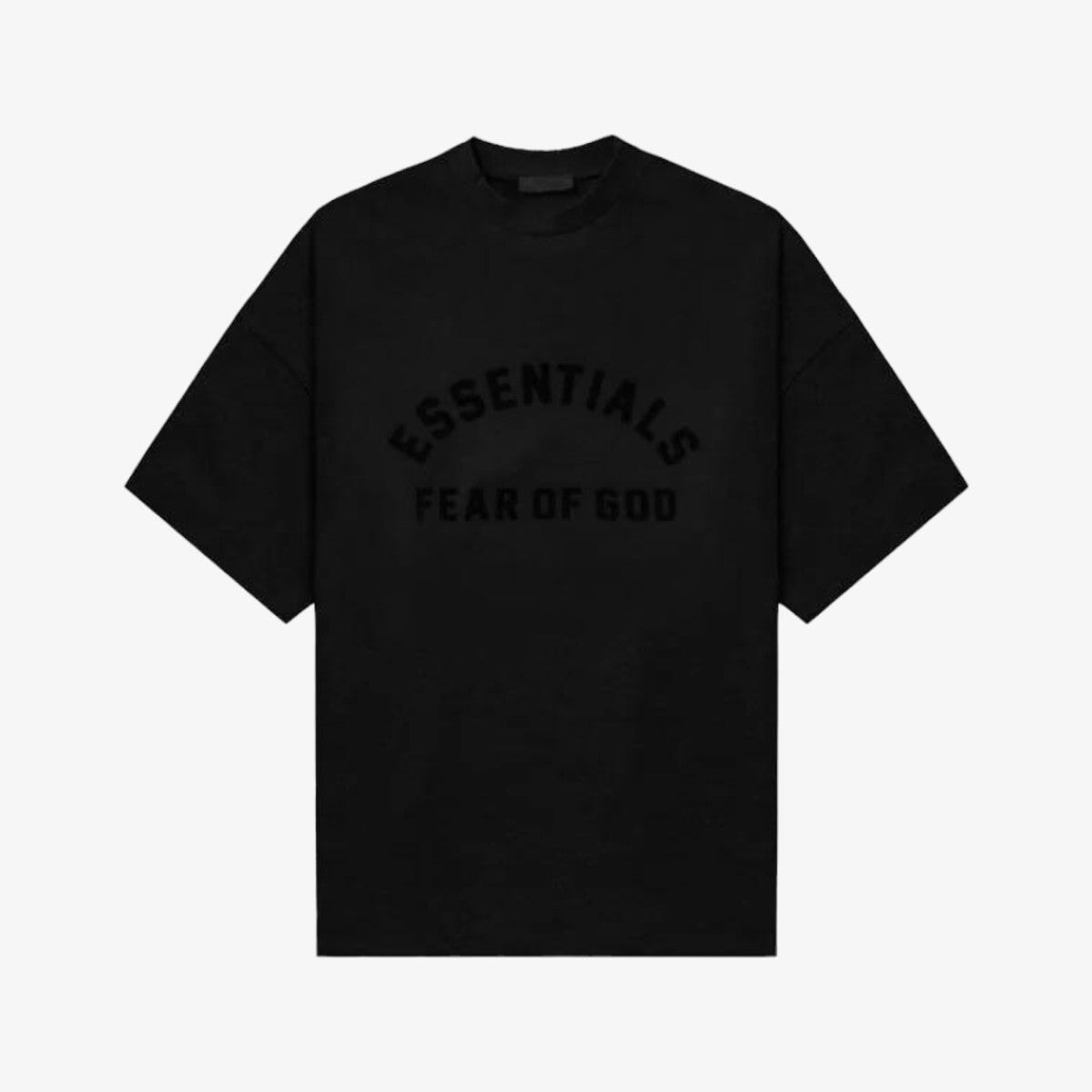 Fear of God Essentials “Jet Black” Heavy T-shirt – Plug and Play