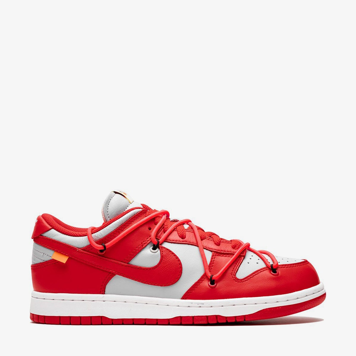 Off-White x Nike Dunk Low 'University Red' – Plug and Play