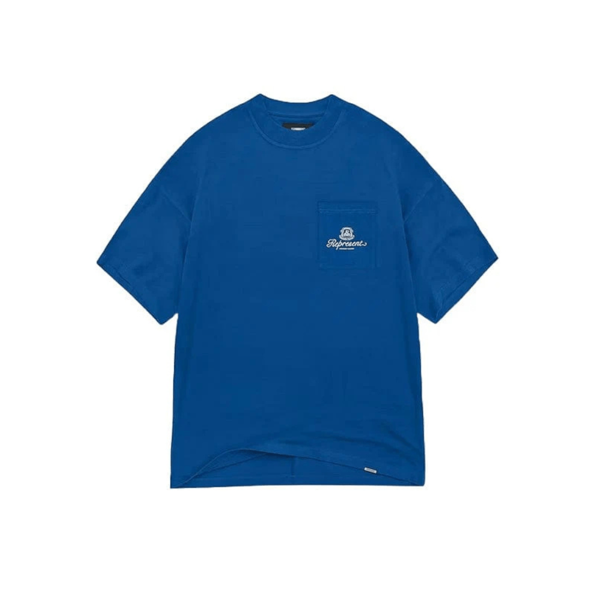 Represent Permanent Vacation Pocket Tee 'Royal Blue' – Plug and Play