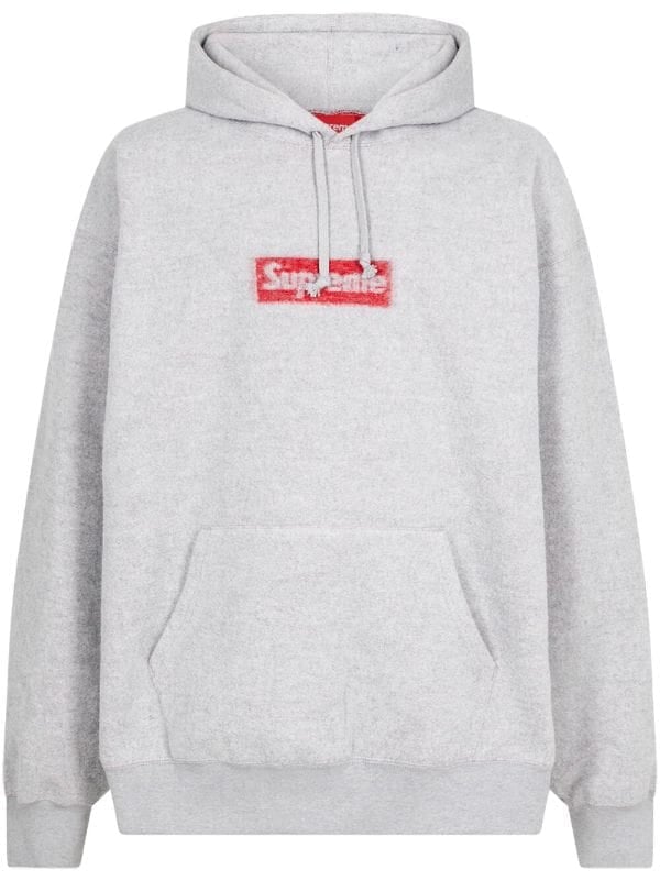 Supreme Inside Out Box Logo “Heather Grey” Hoodie – Plug and Play