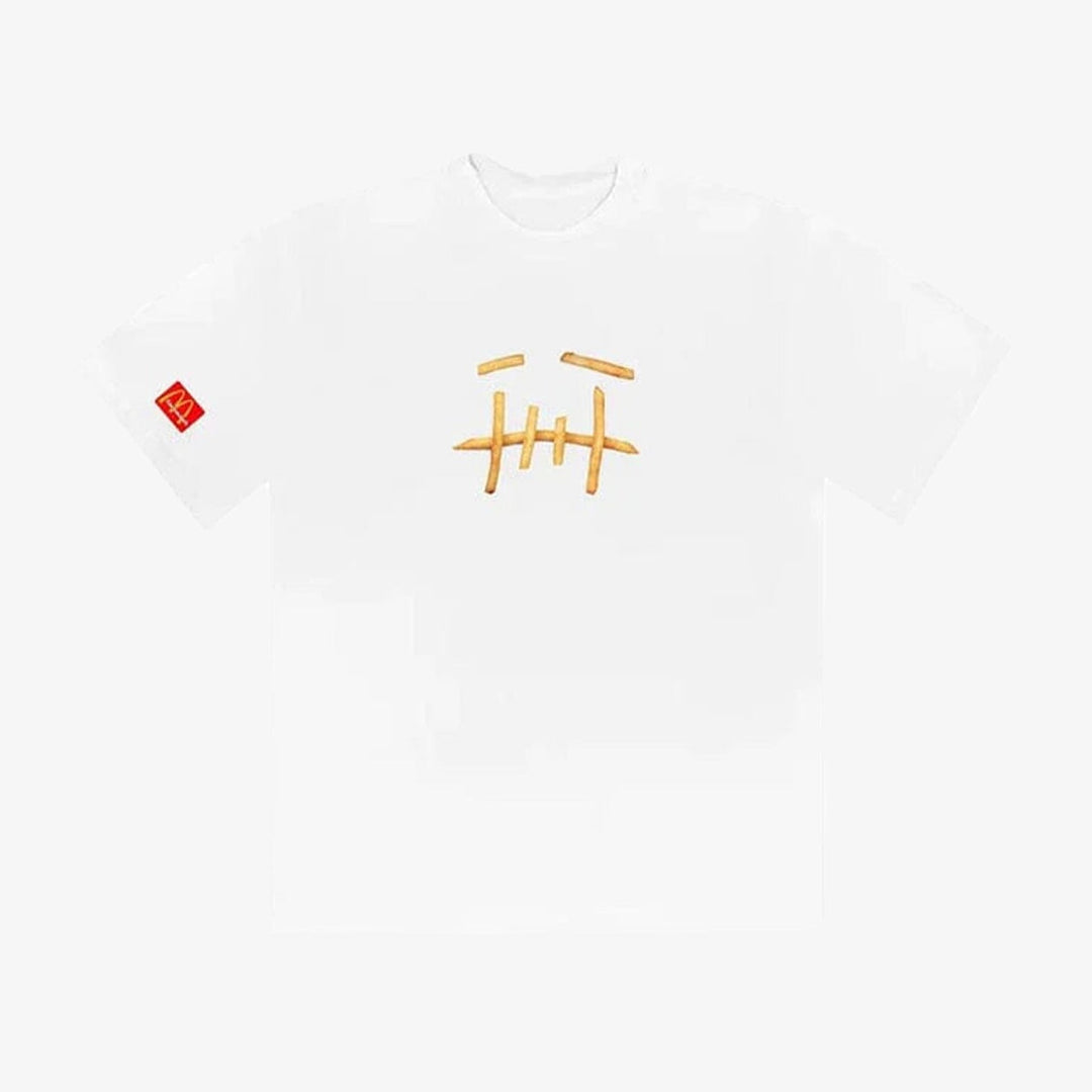 Travis Scott x McDonald’s Fries T-shirt “White” – Plug and Play